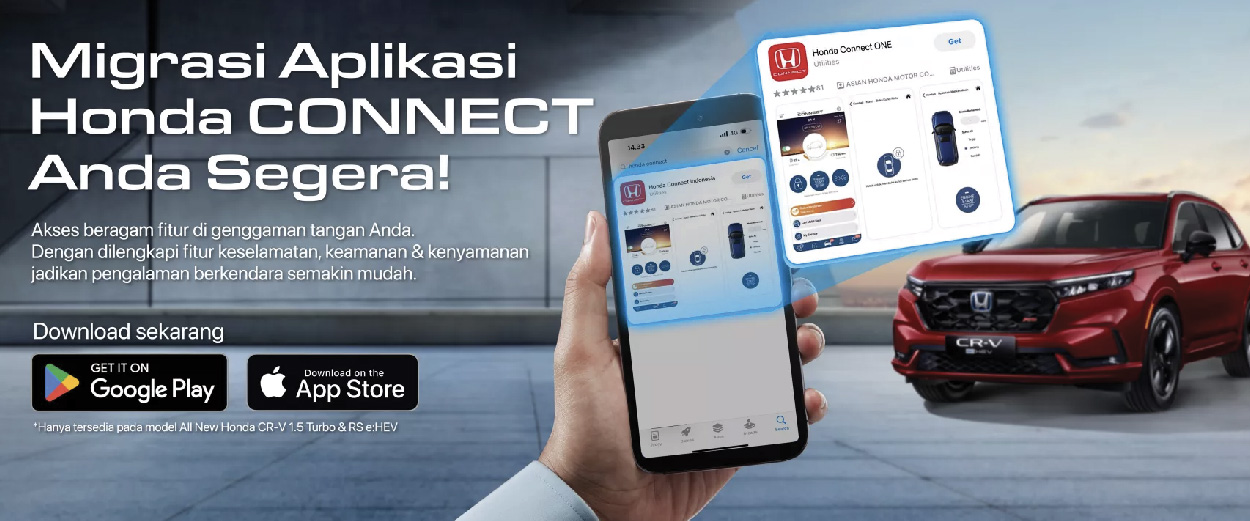 Cara Migrasi Aplikasi ke Honda connect One